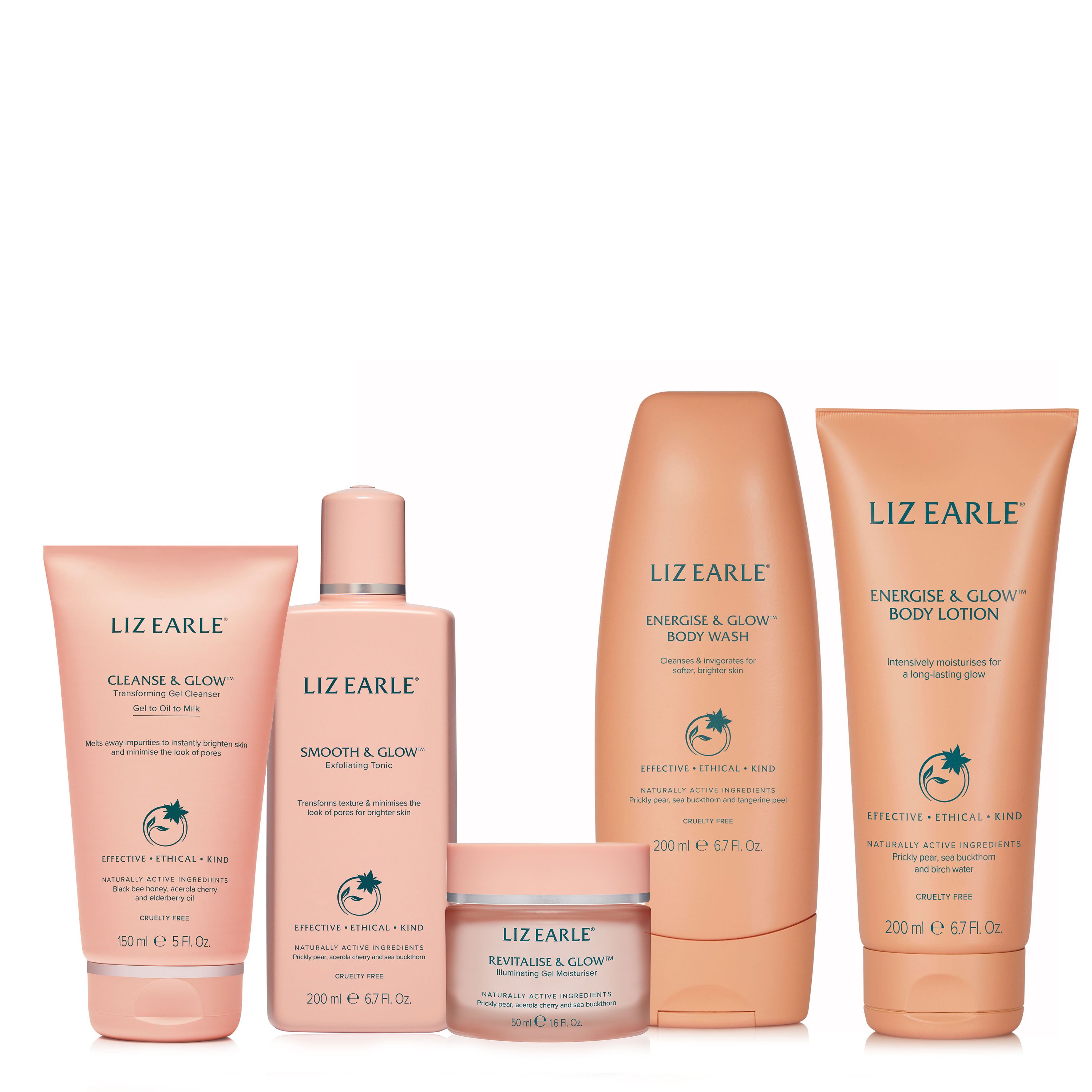 5-Piece Glow Set | Glow Range | Liz Earle Beauty Co.